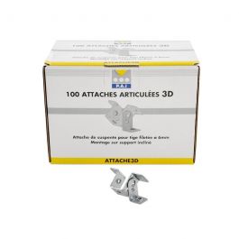 Attache articulée universelle pour tige filetée de 6 mm Sainbiose